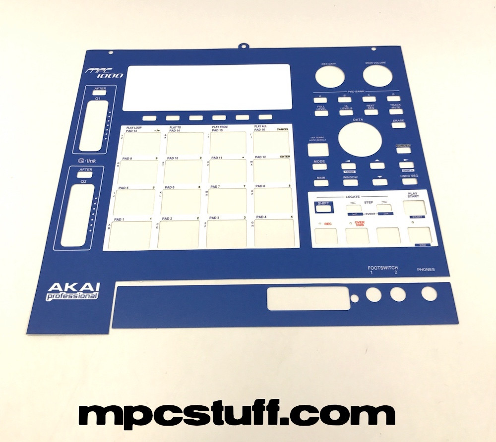 Akai MPC 1000 Color Faceplate Skin - Choose Color - MPCstuff - Akai MPC ...