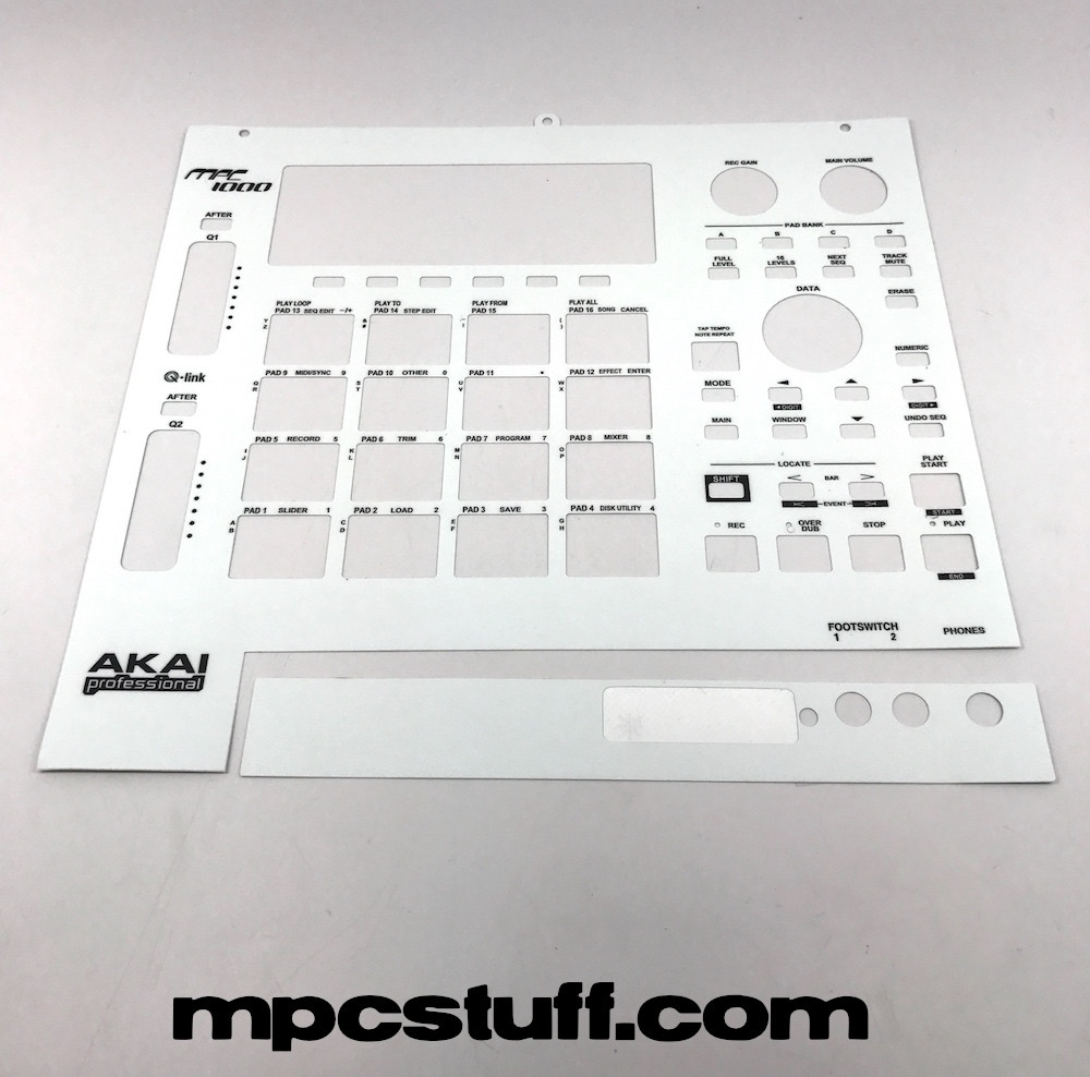 Akai MPC 1000 Color Faceplate Skin - Choose Color - MPCstuff - Akai MPC ...