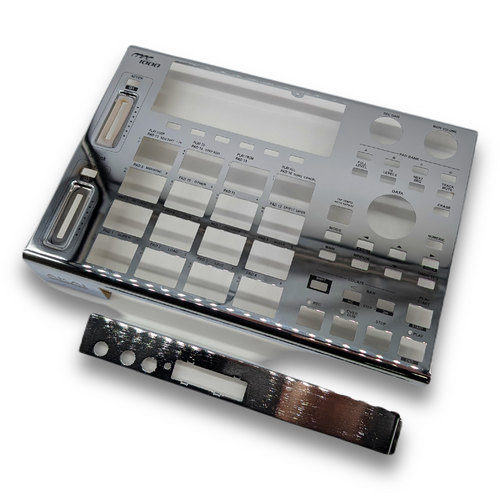 Akai MPC 1000 - Mirror Chrome Style Full Metal Casing Faceplate