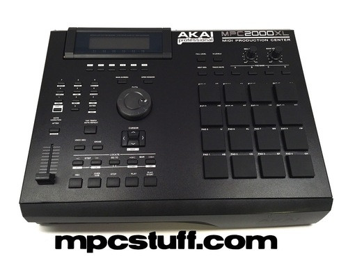 Akai MPC 2000 XL Faceplate Skin - Black - MPCstuff - Akai MPC Parts ...