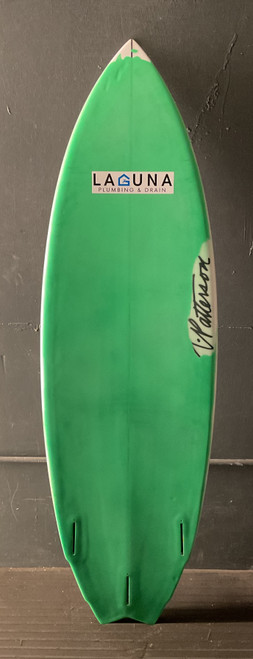5'7" T. Patterson "Built 4 Speed 2" Used Surfboard #SH46737 - USEDSURF
