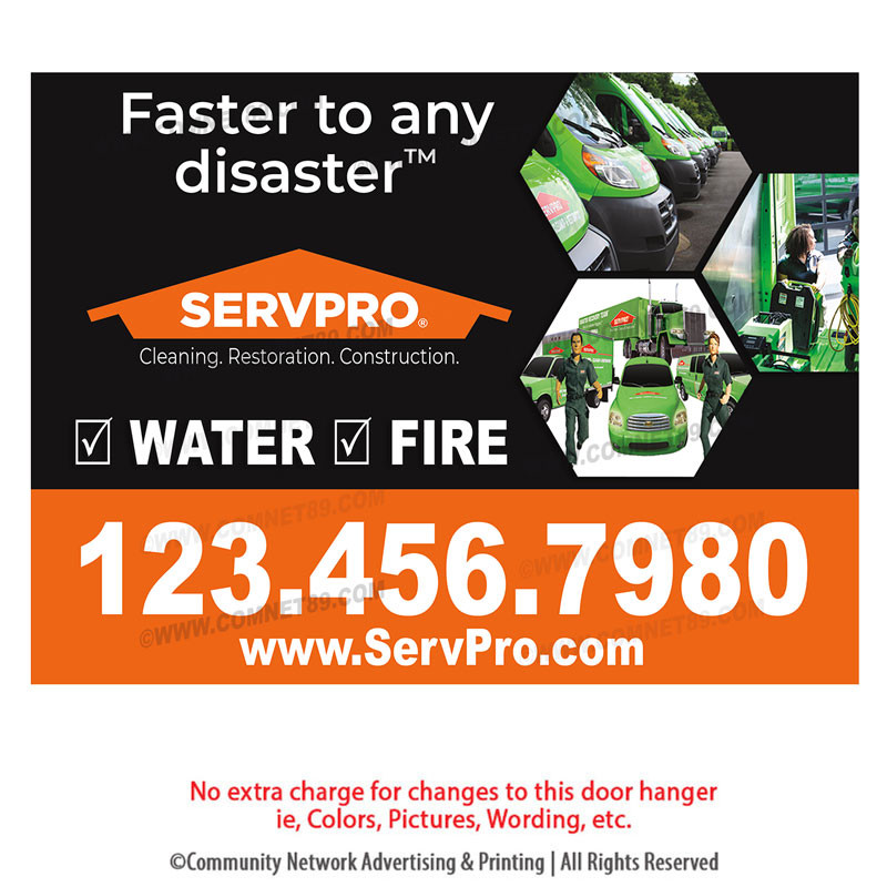 Servpro Yard Sign | Fire | Flood | 18 x 24