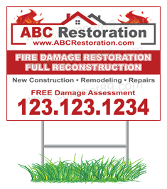 Storm Damage Yard Signs | Hurricanes | Floods | Tornadoes