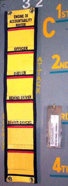 Accountability Roster Command Board | Firefighter Accountability