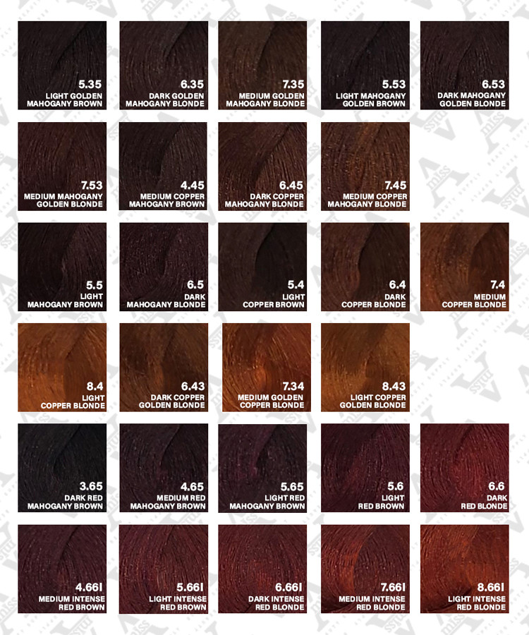 Tabela De Cores Alfaparf Milano Evolution Of The Color Hair Styles