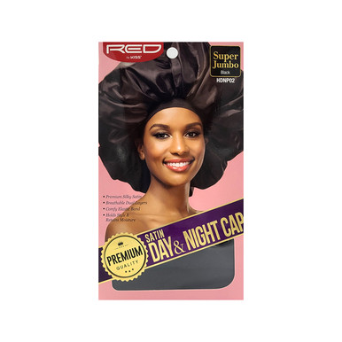 RED Satin Day & Night Cap (Super Jumbo Size) - Miss A Beauty Supply