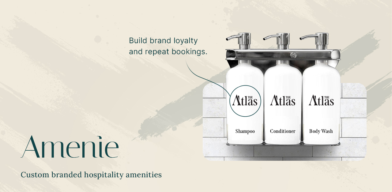 Branded Shower Fixtures | Custom Branded Hospitality Amenities