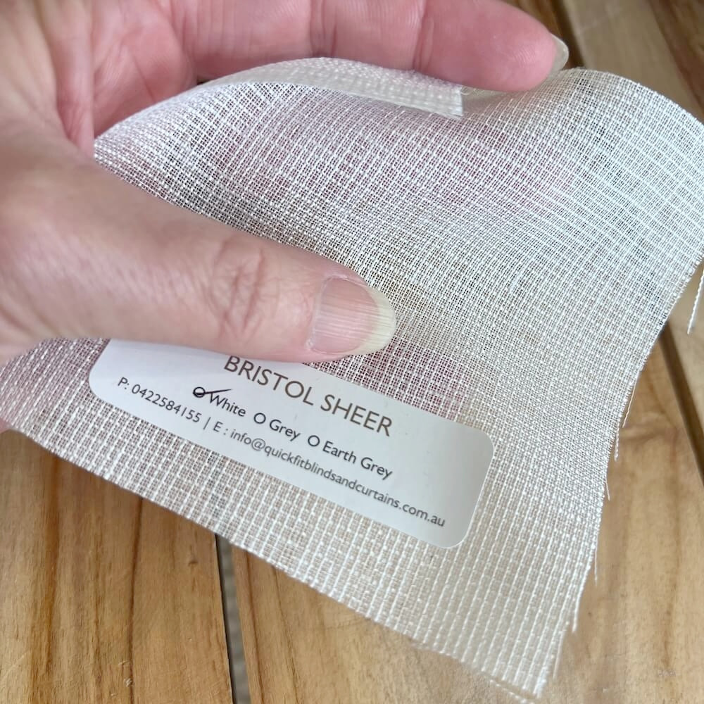 BRISTOL WHITE Fabric Sample