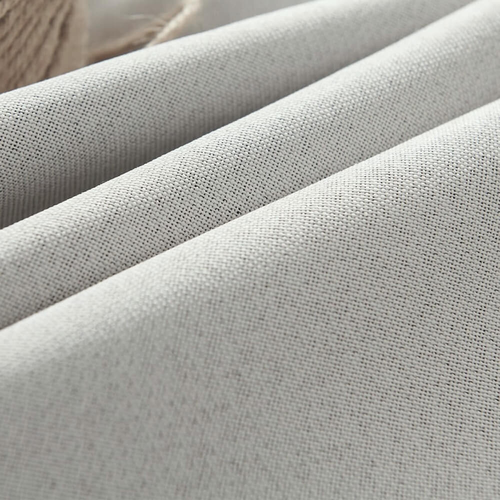 CALGARY Blockout Multiband Curtain Panel WHITE Quickfit