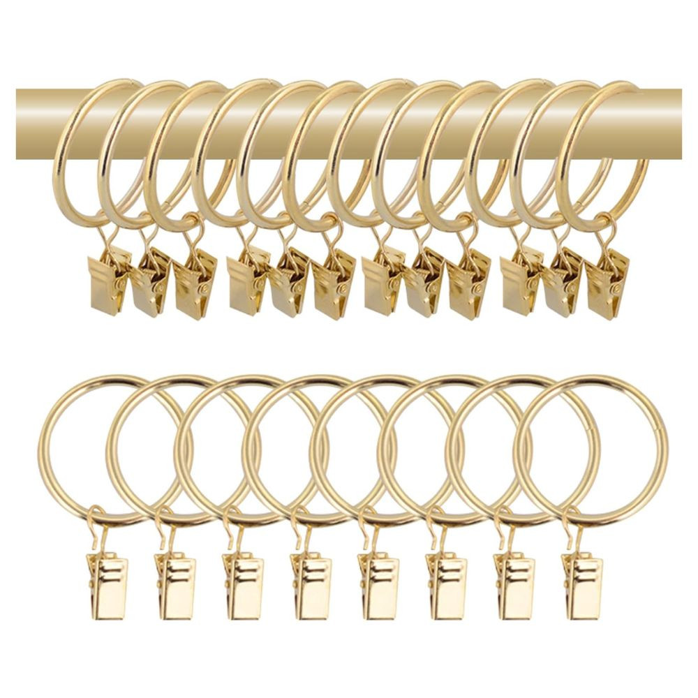 SMART DRAPE Classic Extendible Curtain Rod 82cm-156cm GOLD