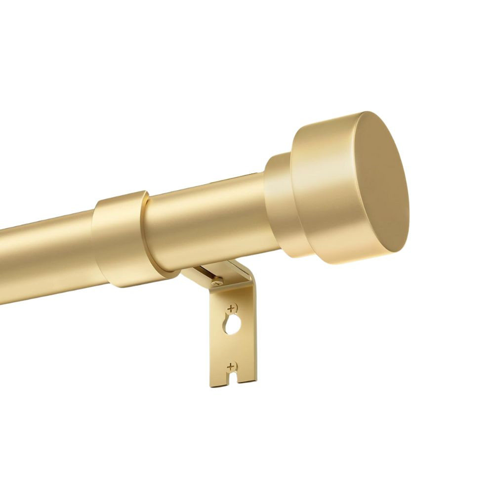 Smart Drape Moderna Extendible Curtain Rod 82cm-156cm Gold