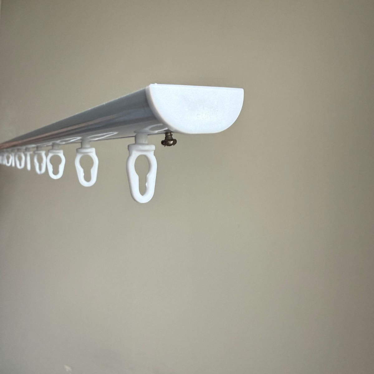 SMART DRAPE S-Fold Curtain Track WHITE 220cm