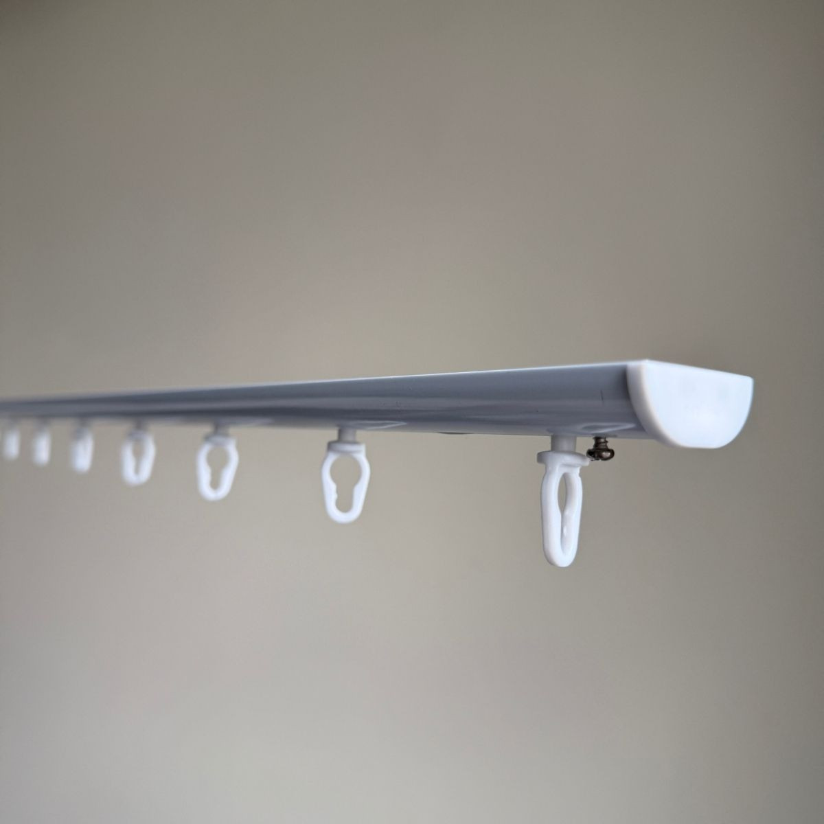 SMART DRAPE S-Fold Curtain Track WHITE 279cm