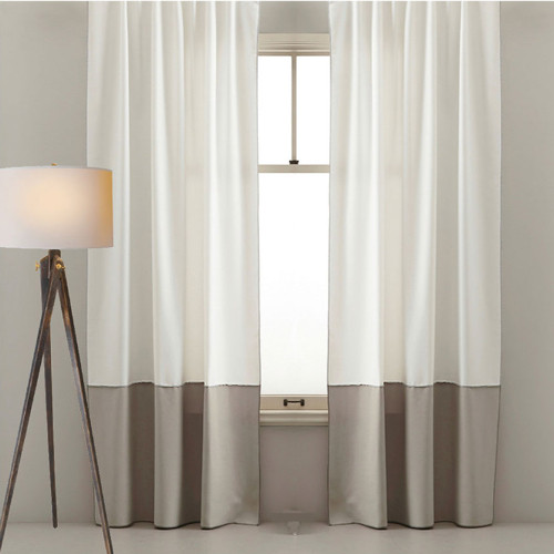 Custom Designed Two Colour Curtains Ecru and Latte SORRENTO - Quickfit ...