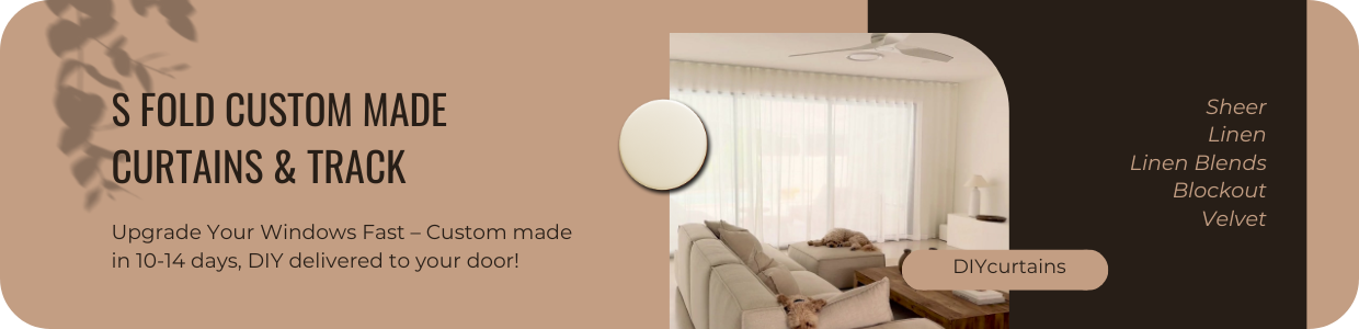 S-Fold Curtains Made Simple | Affordable & Fast Delivery