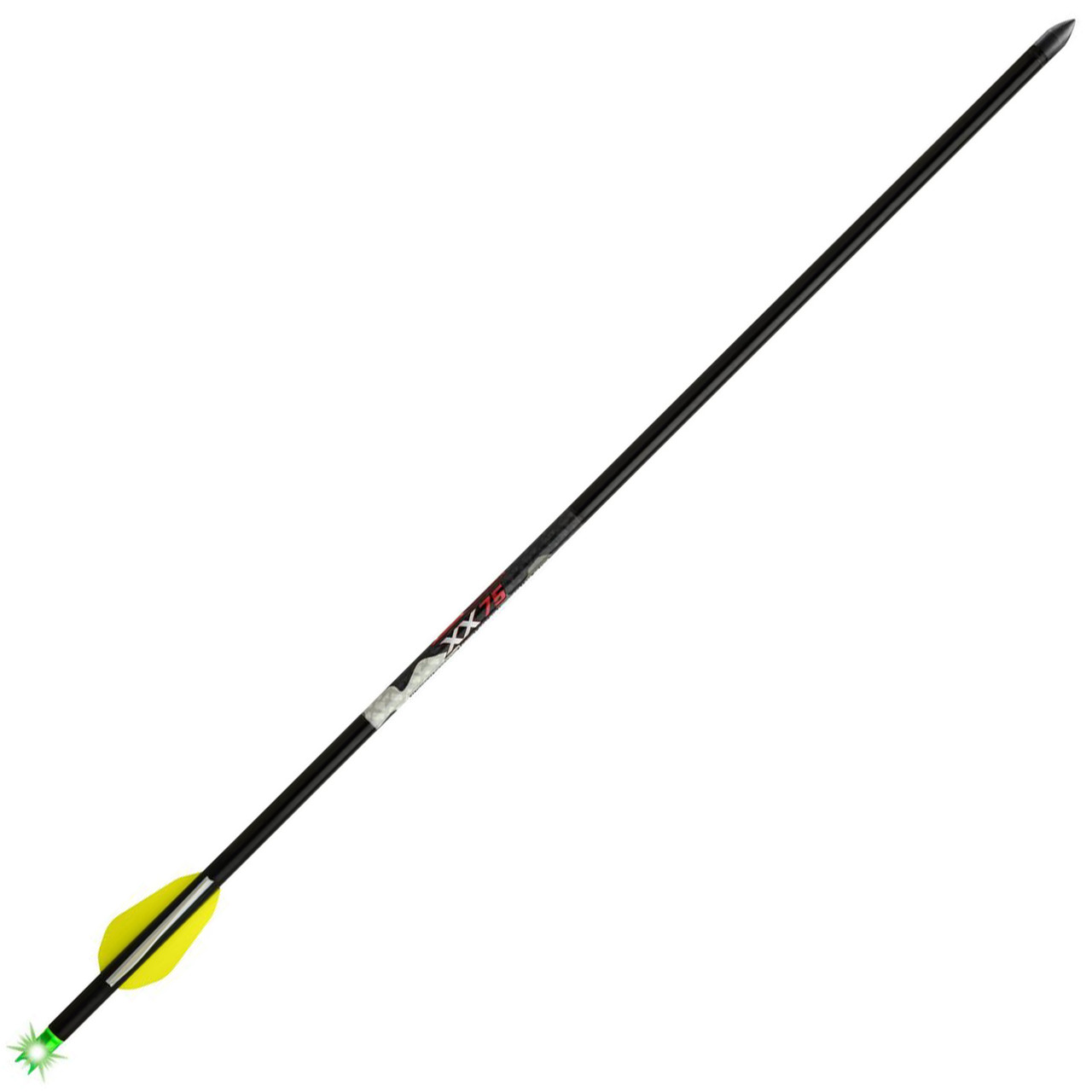Wicked Ridge XX75 20" Aluminum Arrows .003" Lighted Alpha Bright Nocks ...