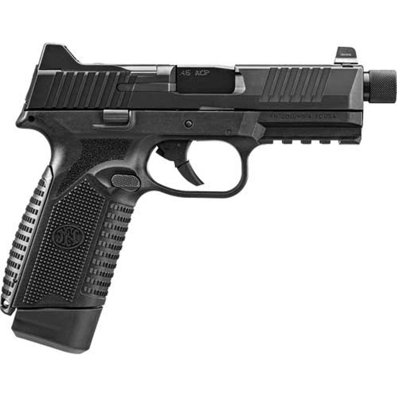 FN USA 545 Tactical 4.71" .45 ACP/Auto 15 Rounds - Fin Feather Fur ...