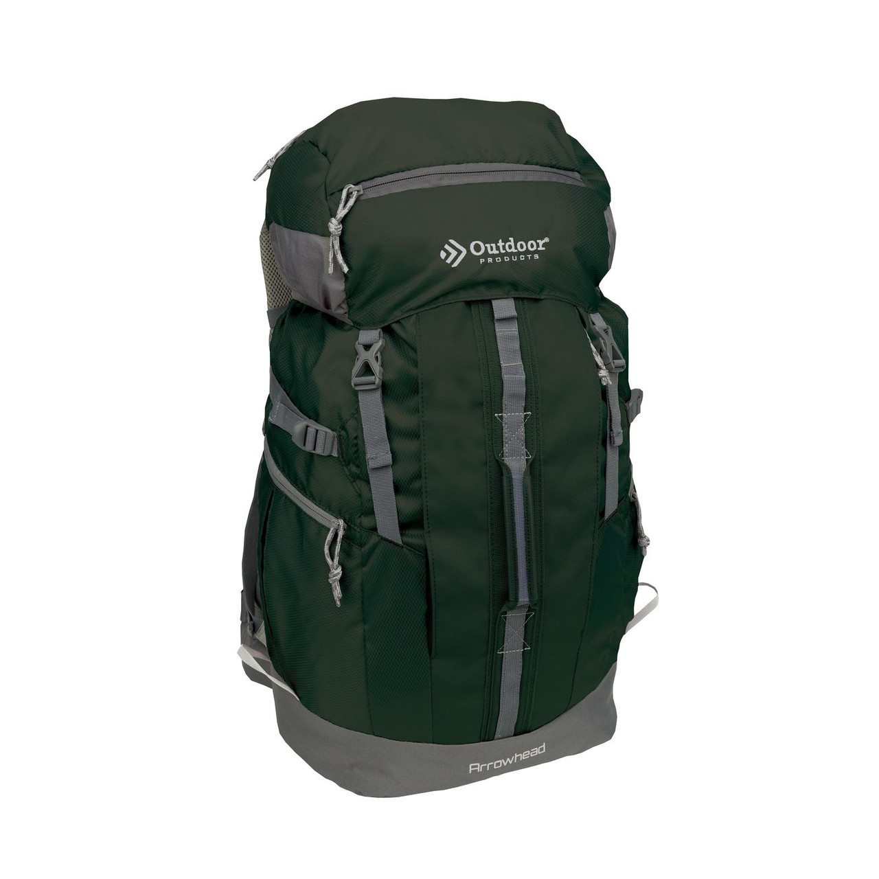 Outdoor Products Arrowhead 47 Ltr Hicking Backpack Green - Fin Feather ...