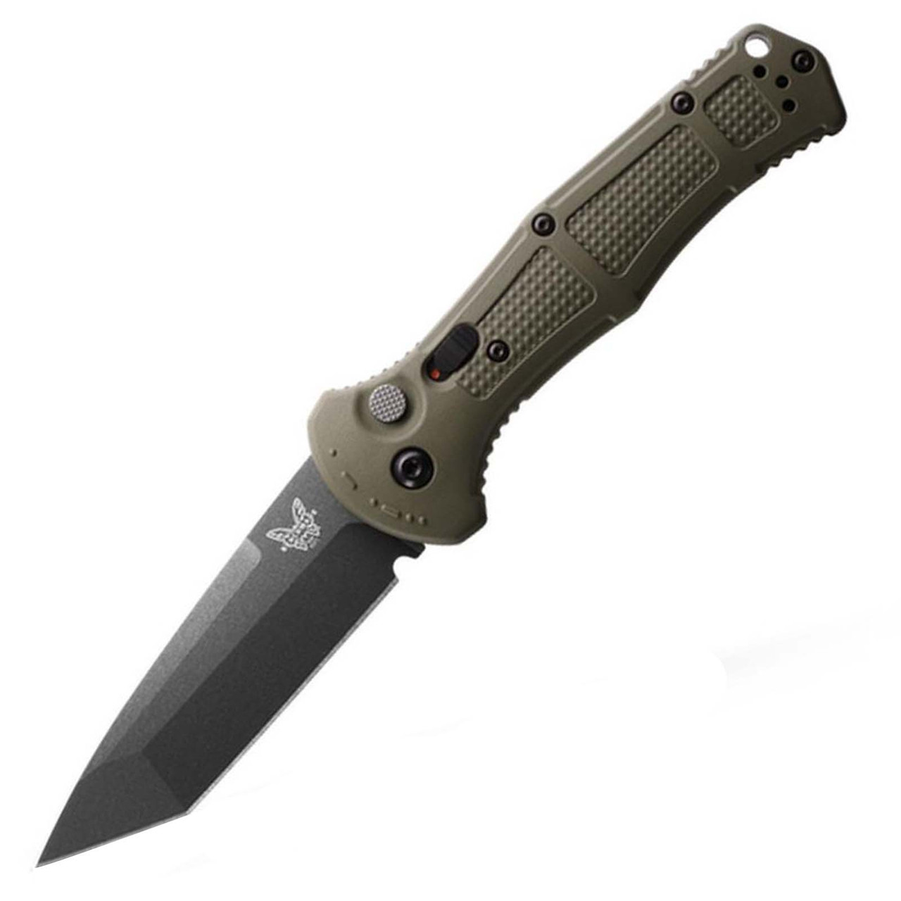 Benchmade Knives Claymore Tanto Auto Open 8.6" Ranger Green - Fin ...