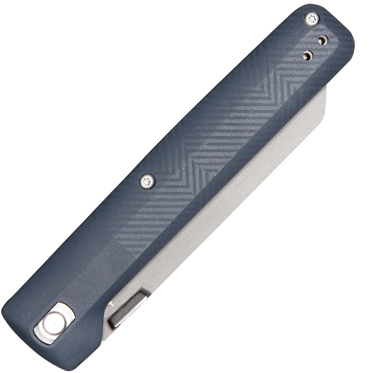 Gerber Pledge Urban Blue/Stonewash Folding Knife, Plain Edge, Reverse ...