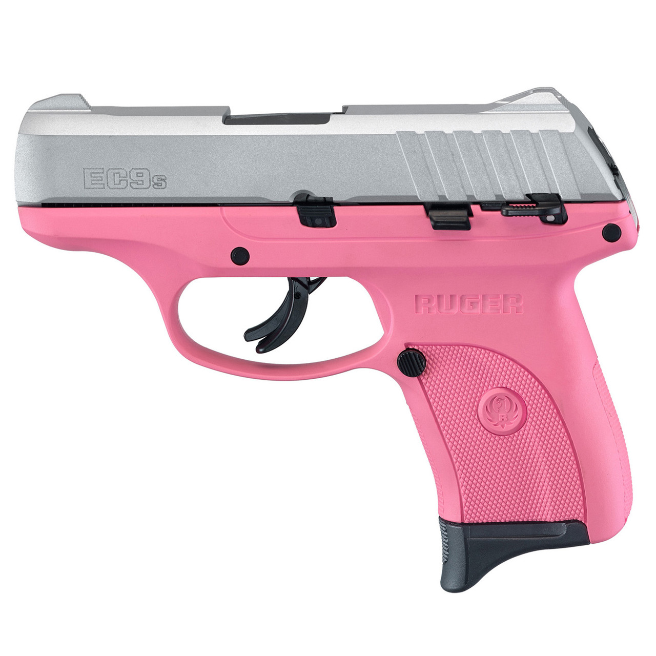 Ruger EC9s 9mm Handgun Pink 3.12" 7+1 Rnd - Fin Feather Fur Outfitters