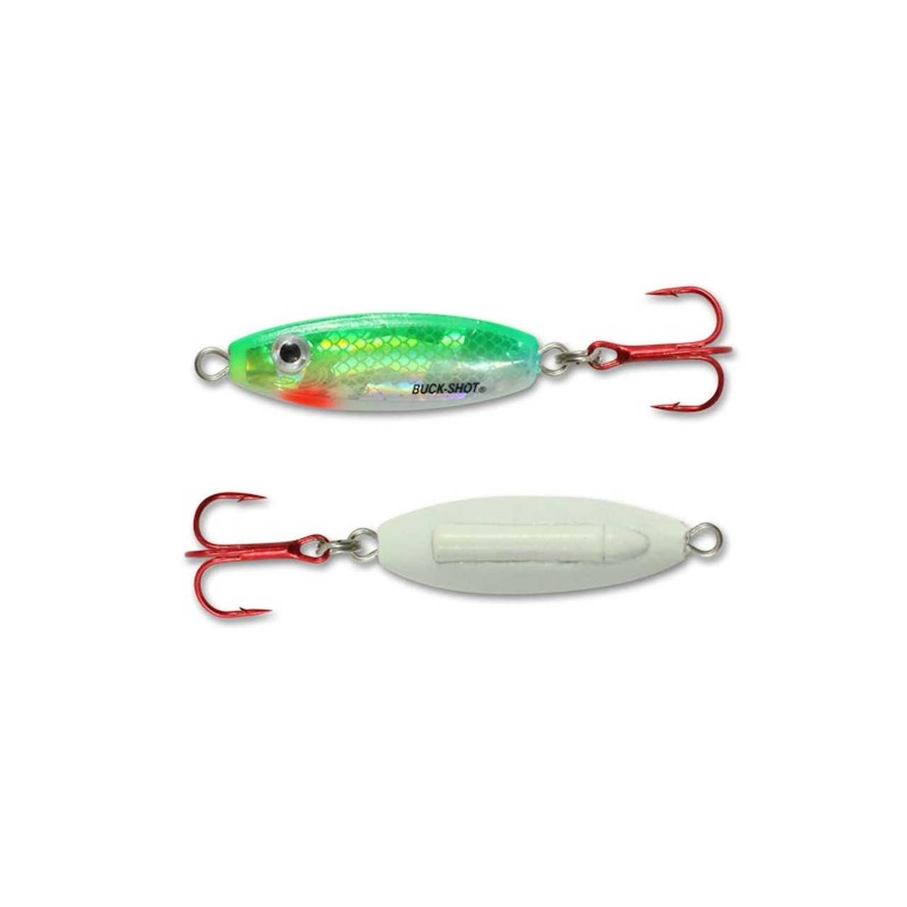 Northland BUCK-SHOT RATTLE SPOON Black 1/2 - Fin Feather Fur Outfitters