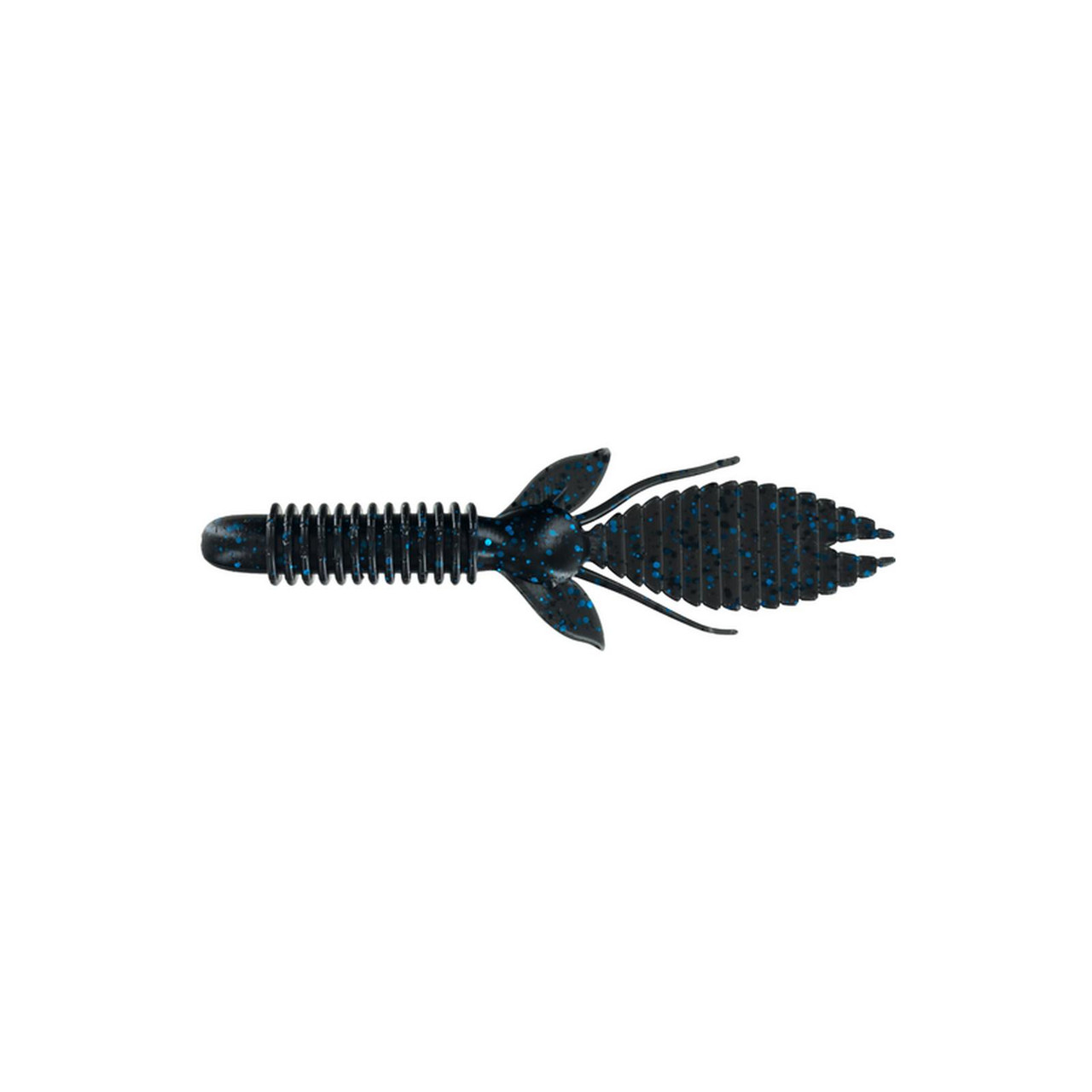 Big Bite Baits BFE 4 1/2 inch Soft Plastic Creature Bait 6 pack BLACK BLUE FLAKE 4.5" - Fin ...