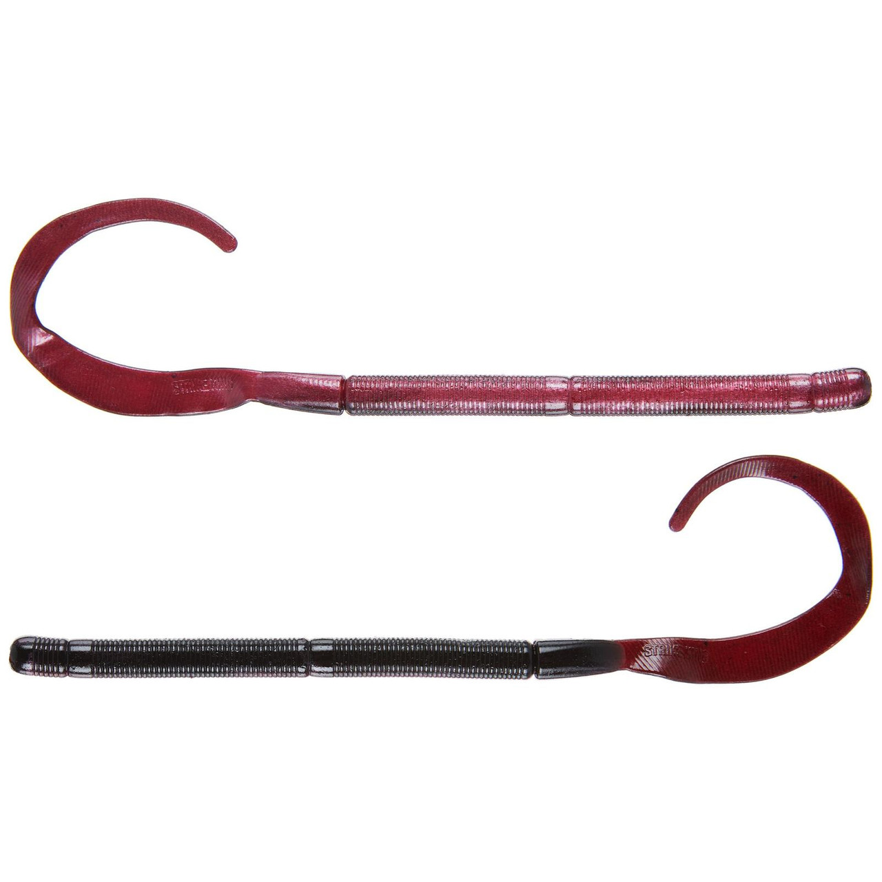 Strike King Perfect Plastic Zeus Worm Red Shad - Fin Feather Fur Outfitters