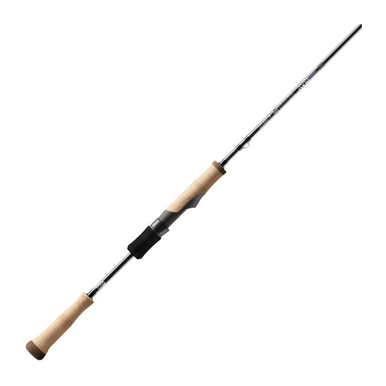 St. Croix ASPS64LF Avid Panfish Spinning Rod Black - Fin Feather Fur ...