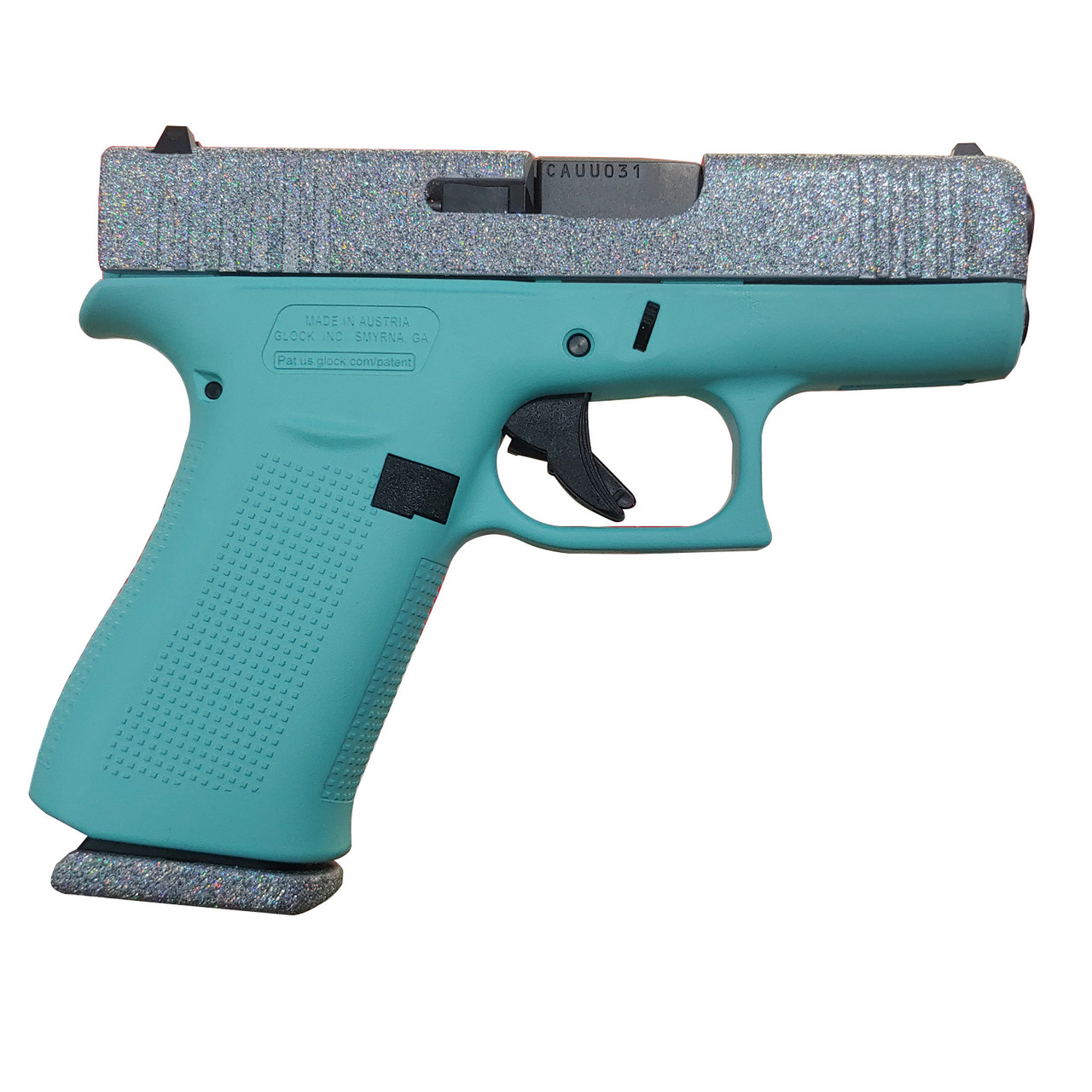 Glock 43X 9Mm 3.41" Barrel Tiffany Diamond - Fin Feather Fur Outfitters