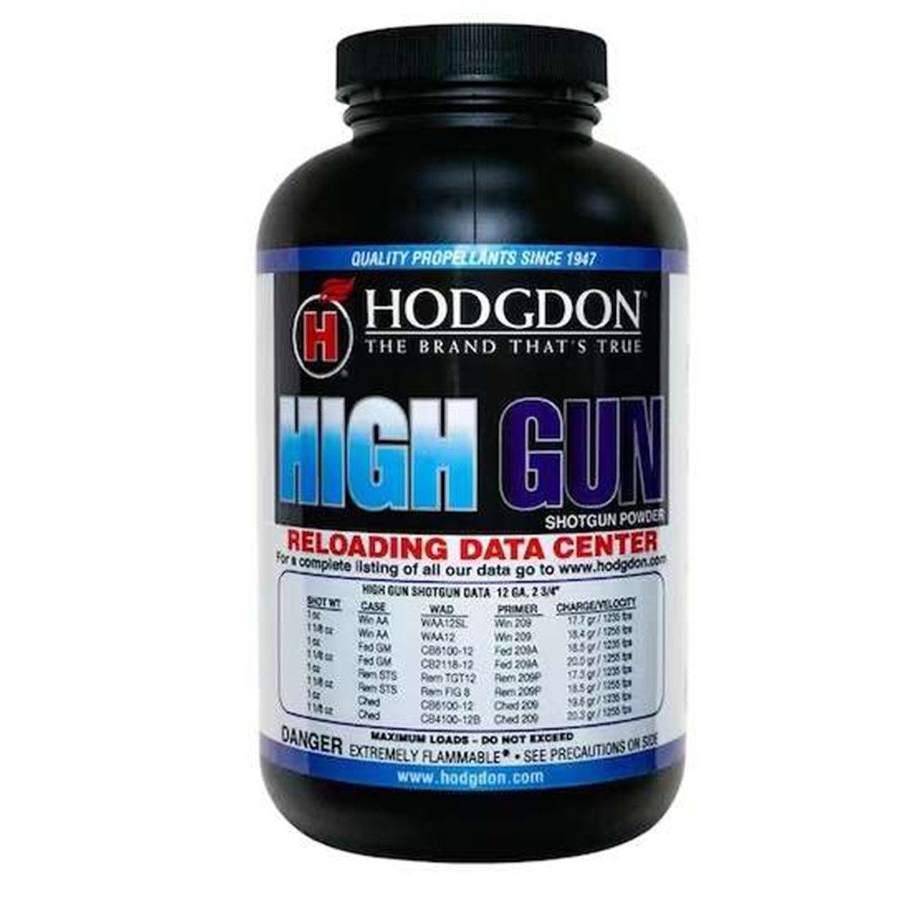 Hodgdon High Gun Powder 1 LB - Fin Feather Fur Outfitters
