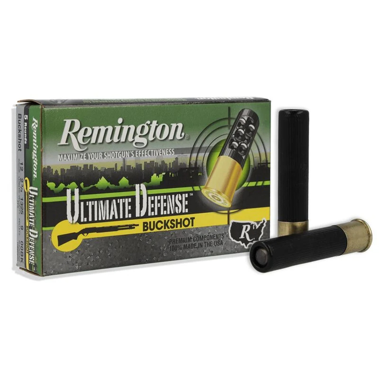 Remington Ultimate Defense Shotshell 410 Bore 000 Buck Shot Size 15 ...