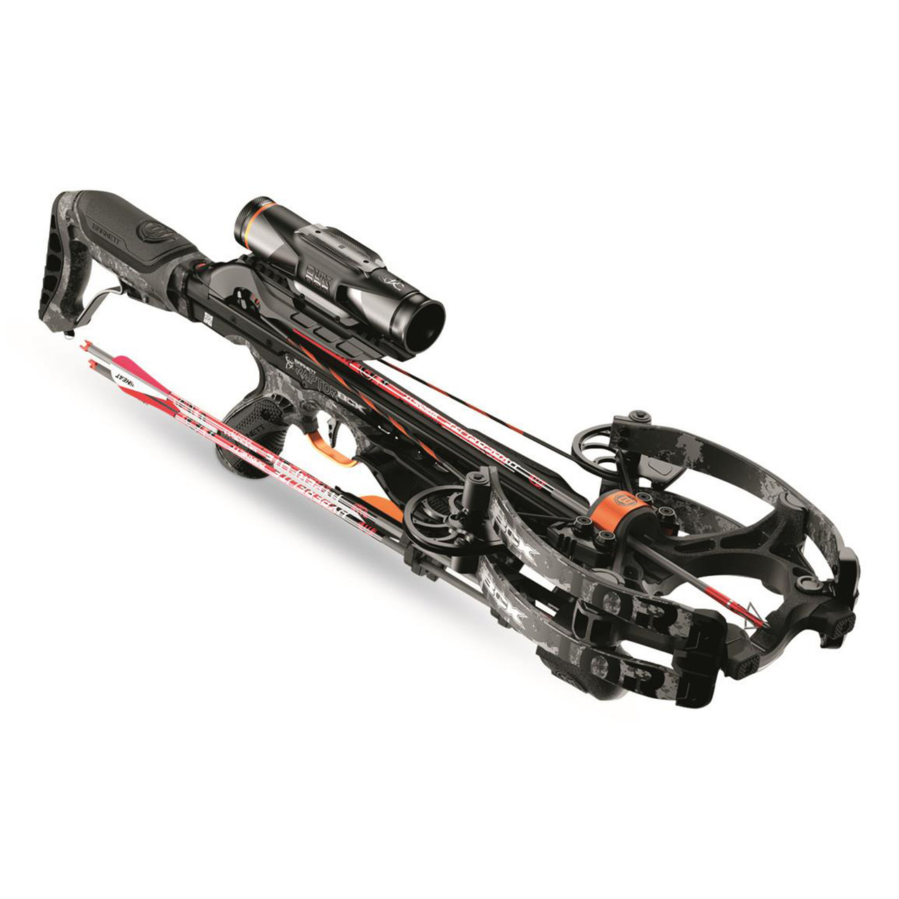 Barnett Hyper Raptor BCX Crossbow with BUK OPS Cycloptic-X Crossbow ...