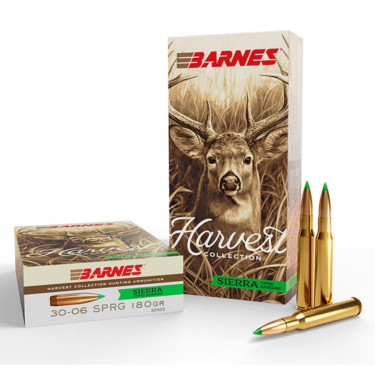 Barnes Harvest Collection .30-06 180gr 20 Round - Fin Feather Fur ...