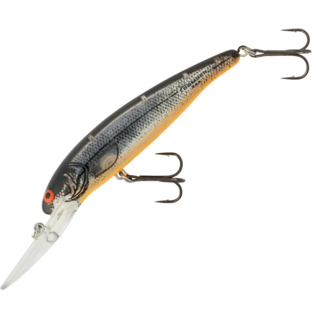 Bomber Deep Long A Minnow 25A Jerkbait/Trolling Hard Minnow Silver ...