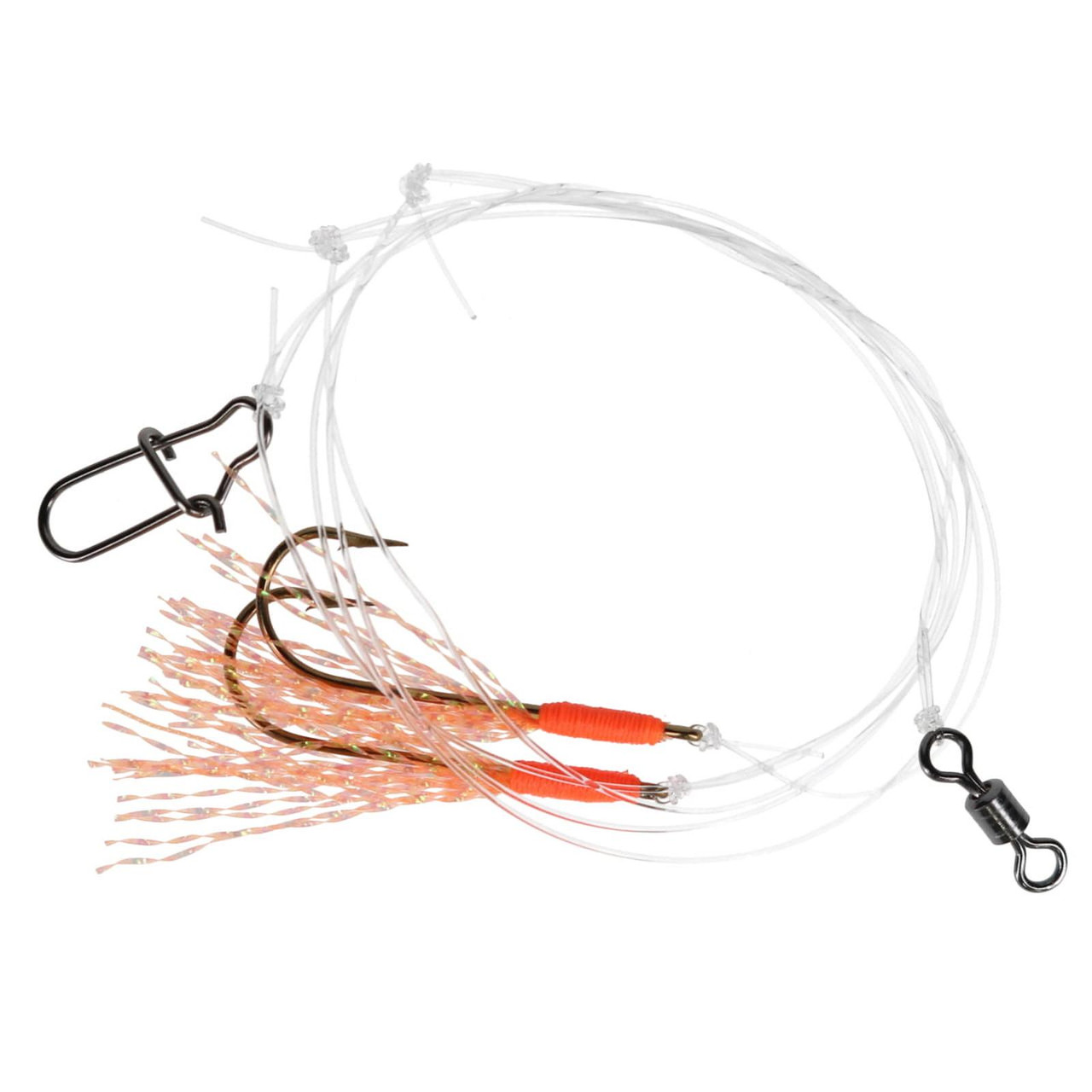 Fishing Addiction Gear Perch Fly Rig 1 Orange Fire - Fin Feather Fur ...