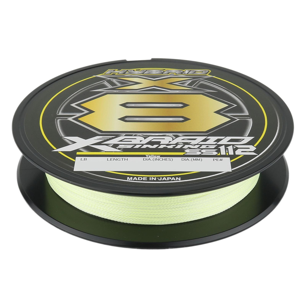 Daiwa XBRAID SS112 Sinking Braided Fishing Line 8 lb. 165Y - Fin ...