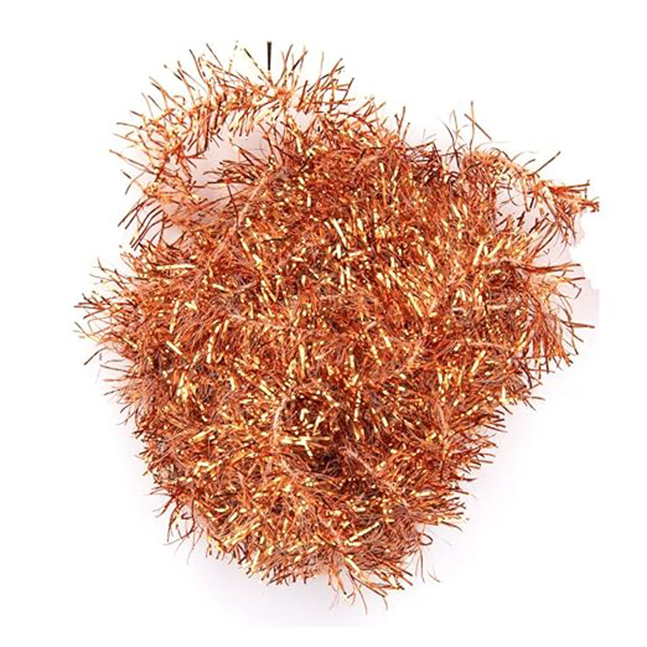 Semperfli Metallic Tinsel Chenille 8mm Medium Copper - Fin Feather Fur ...