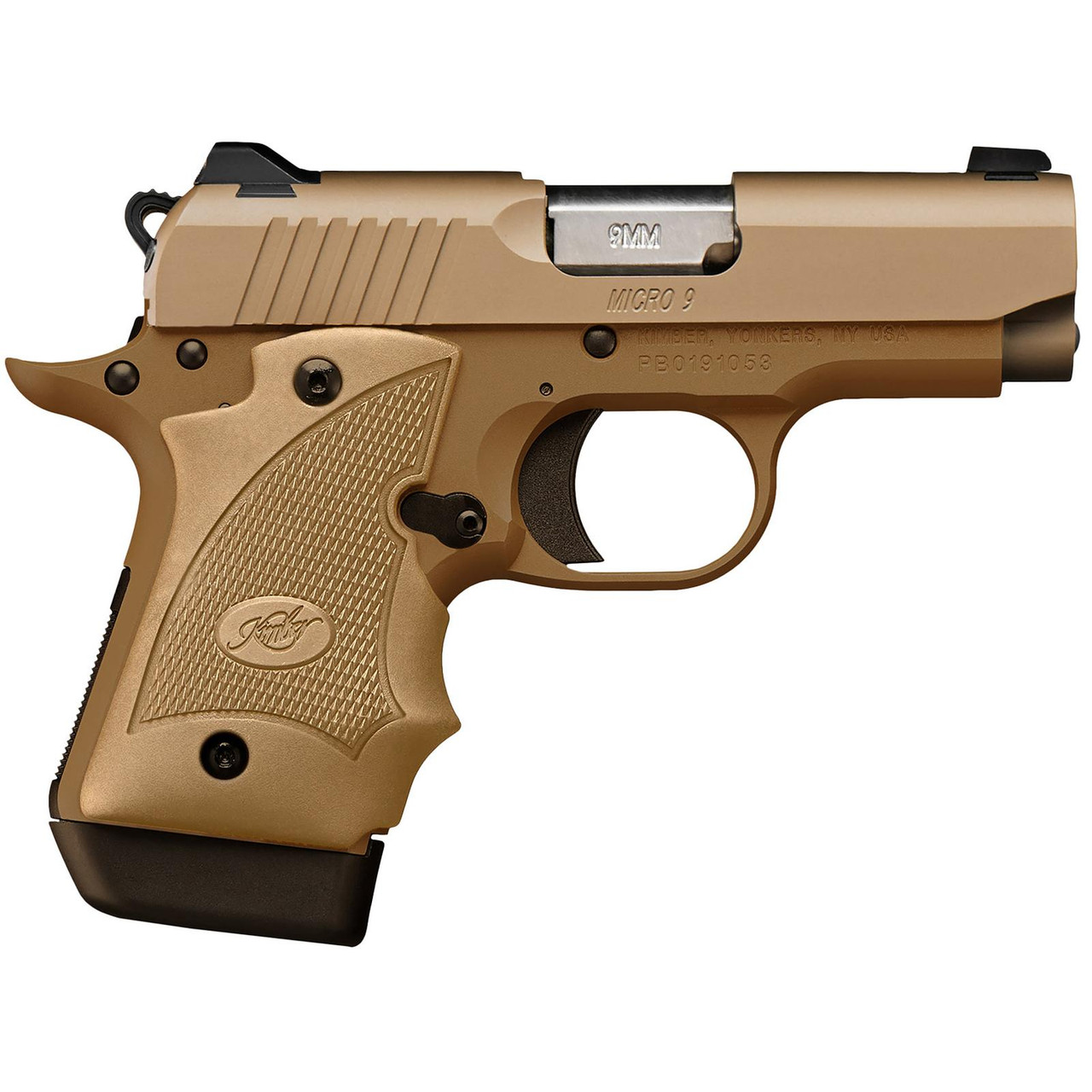 Kimber Mfg.,inc 3300247 Micro 9 MC TP 9mm 7+1 3.15" KimPro Black ...