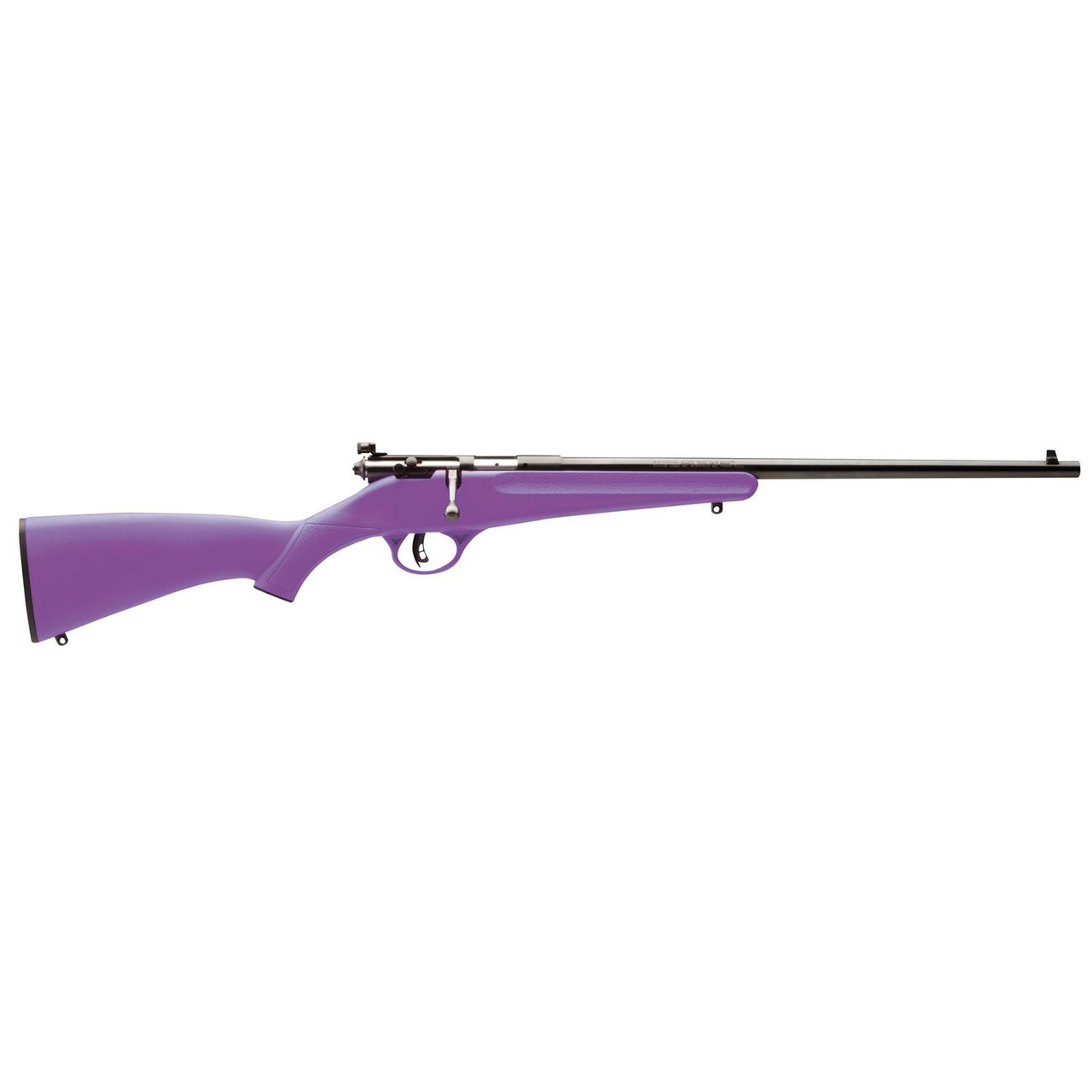 Savage Rascal Youth Bolt 22 LR (LR) 16.125" 1 Synthetic Purple St - Fin ...