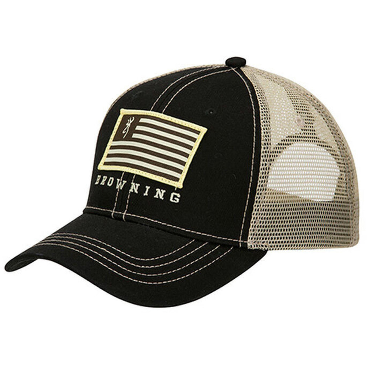 Browning Cotton Patriotic Ball Cap - Fin Feather Fur Outfitters