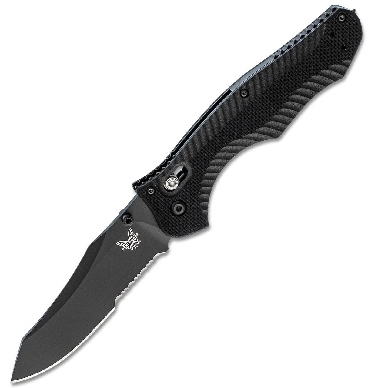 Benchmade 810 Contego Folding Pocket Knife 3.98" Partially Serrated ...