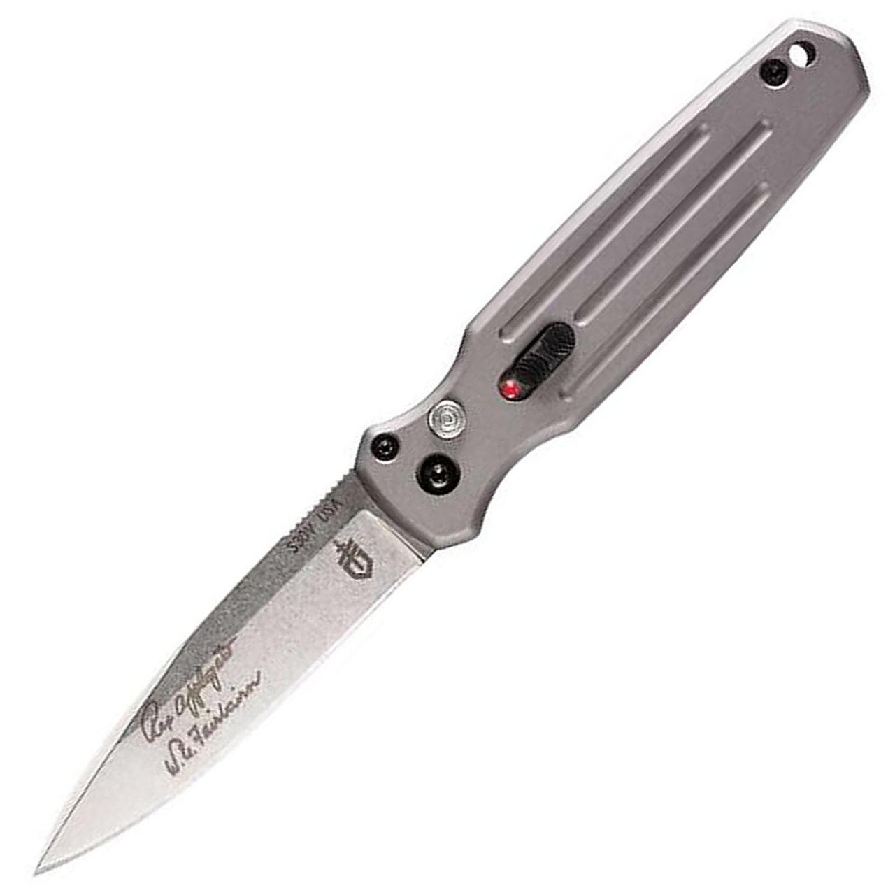 Gerber Mini Covert Auto Automatic Folding Knife - Fin Feather Fur ...