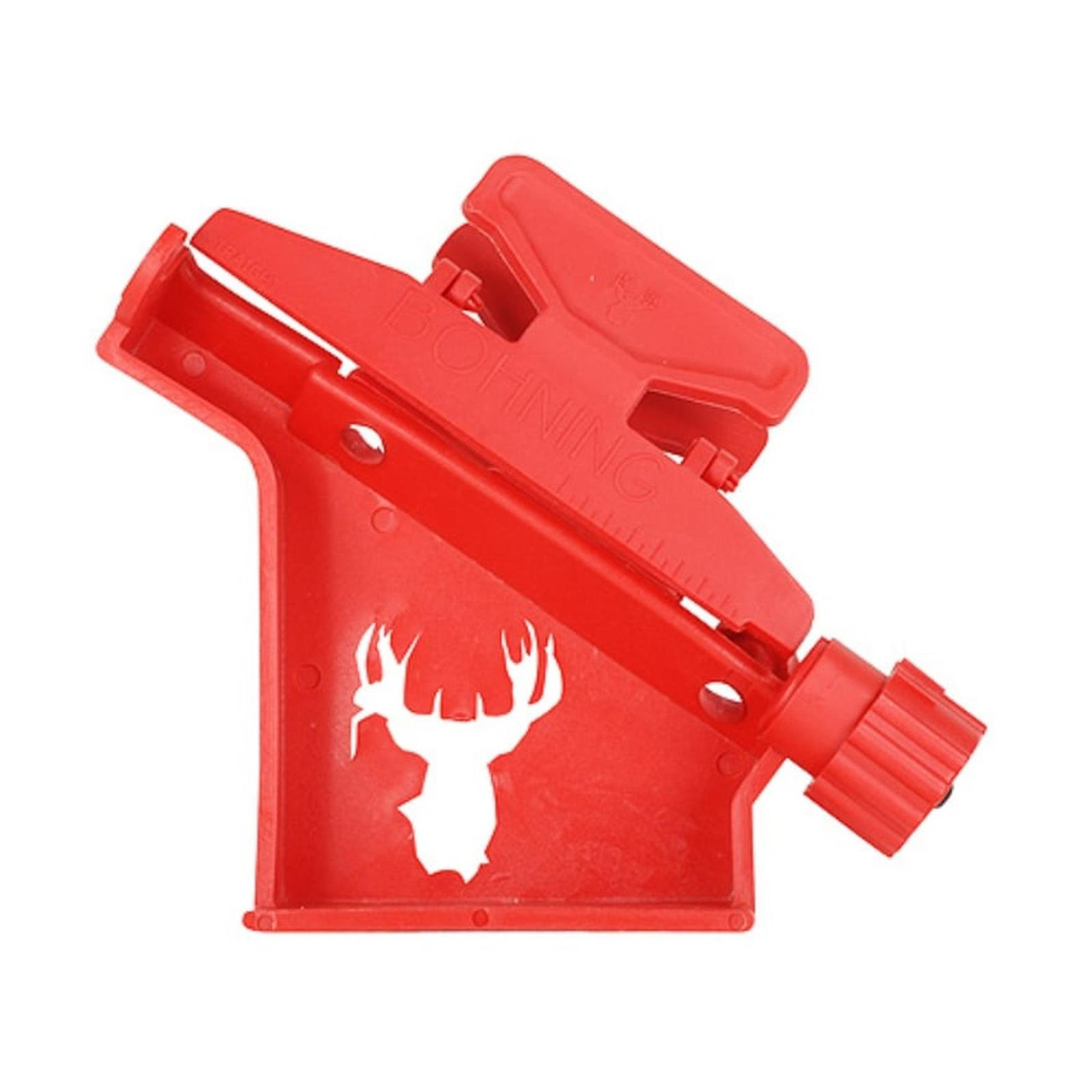 Bohning Pro Class Arrow Fletching Jig with Straight Clamp Polymer Red ...