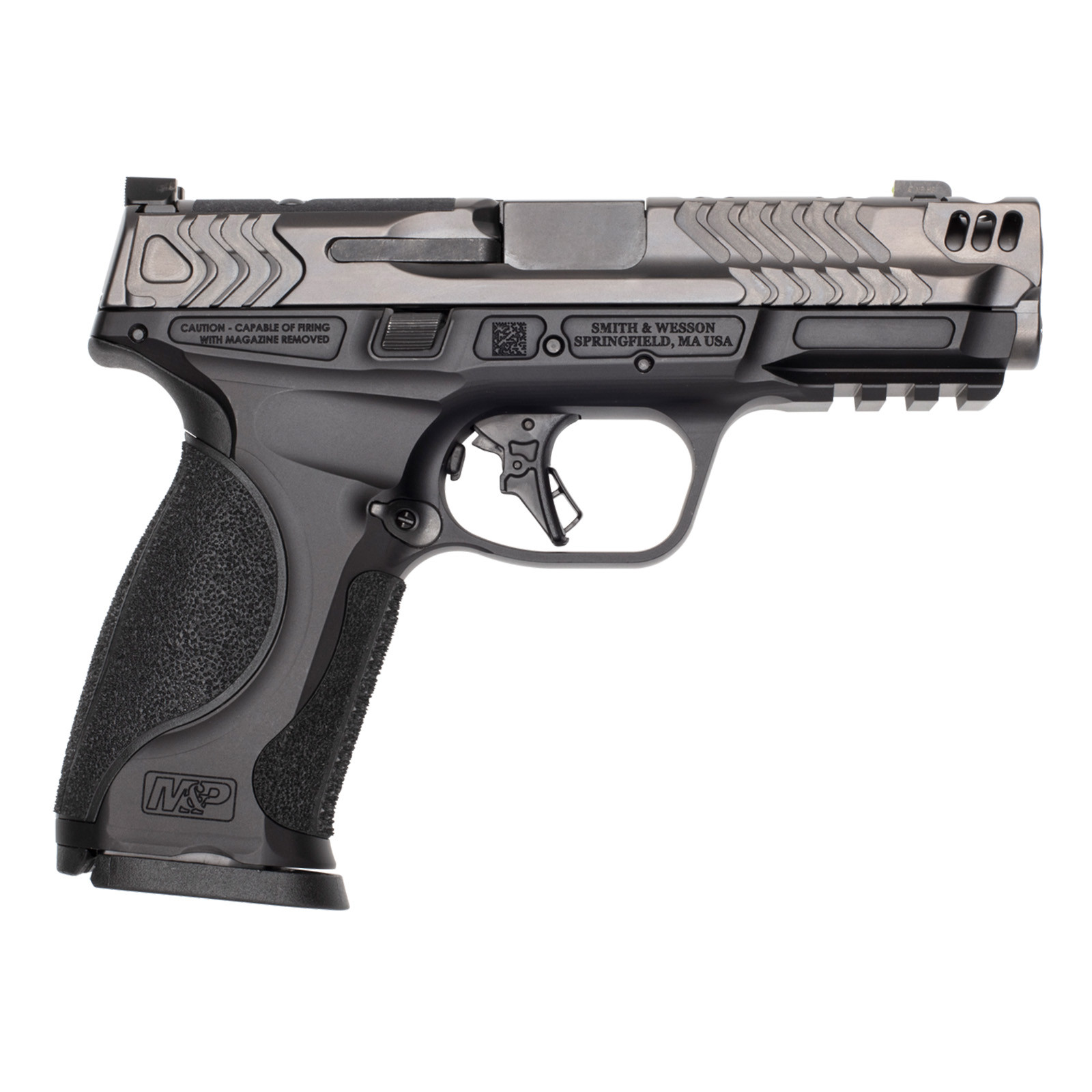 Smith and Wesson M&P9 M2.0 Metal OR CC Grey 9mm 4.2" Barrel 17 Rnd ...