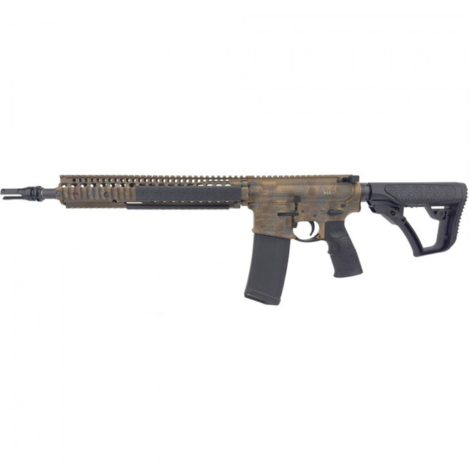 Daniel Defense M4A1 5.56 Geissele Trigger, Rattlecan Arid Cerakote 5 ...