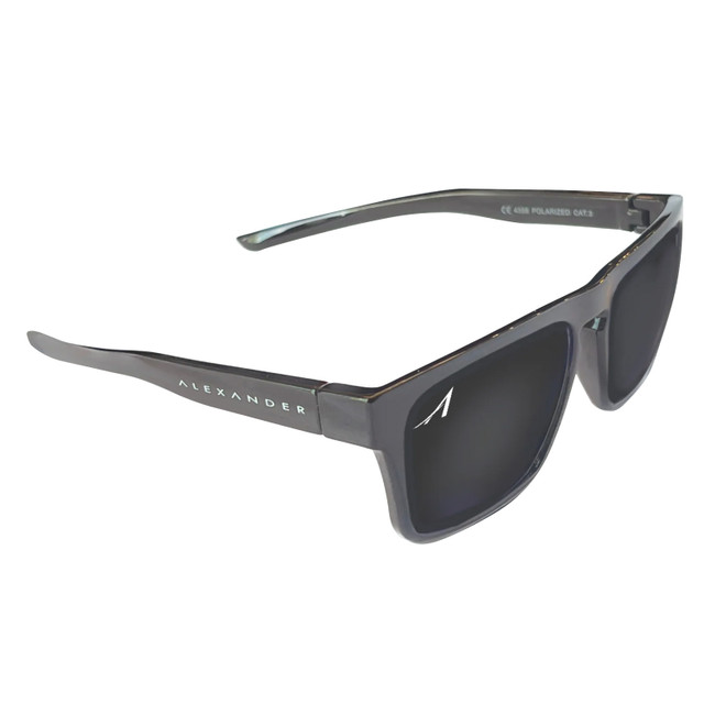Alexander Premium Sport Polarized Sunglasses Clear Gray - Fin Feather ...