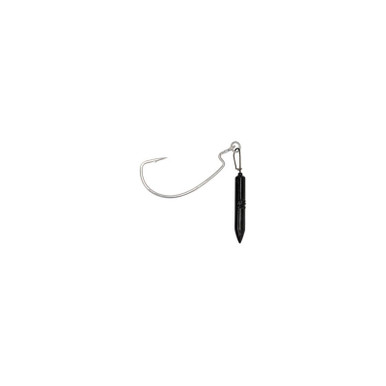 Gamakatsu Gika Rig Weight 4pk Black 3/8 - Fin Feather Fur Outfitters