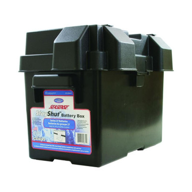 Seasense Stayshut Battery Box Series 24 Black - Fin Feather Fur Outfitters