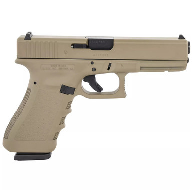Glock 17 Gen3 Flat Dark Earth 9Mm 4.49" Barrel 17-Rnd - Fin Feather Fur ...